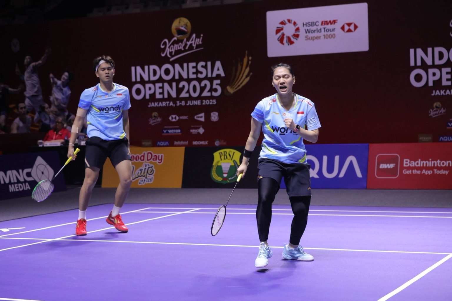 Kapal Api Indonesia Open 2025: Adnan/Indah Melangkah, Dejan/Fadia Terhenti - PBSI