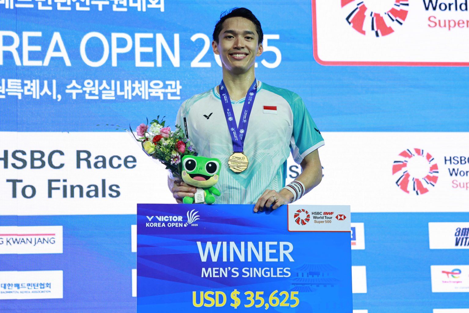 Korea Open 2025: Gelar Yang Sangat Berarti Bagi Jonatan - PBSI
