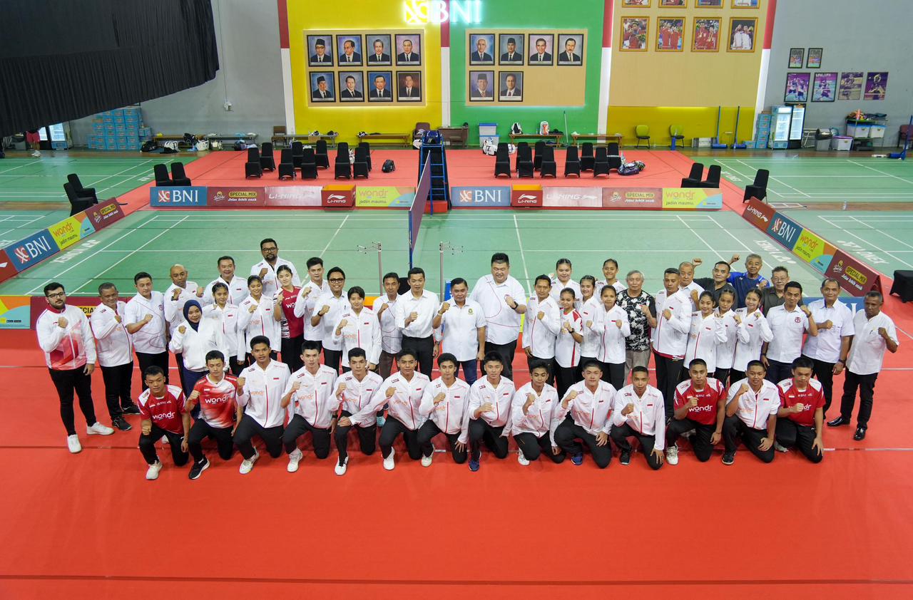PP PBSI Adakan Simulasi Dan Pelepasan Jelang BWF World Junior Championships 2025 - PBSI