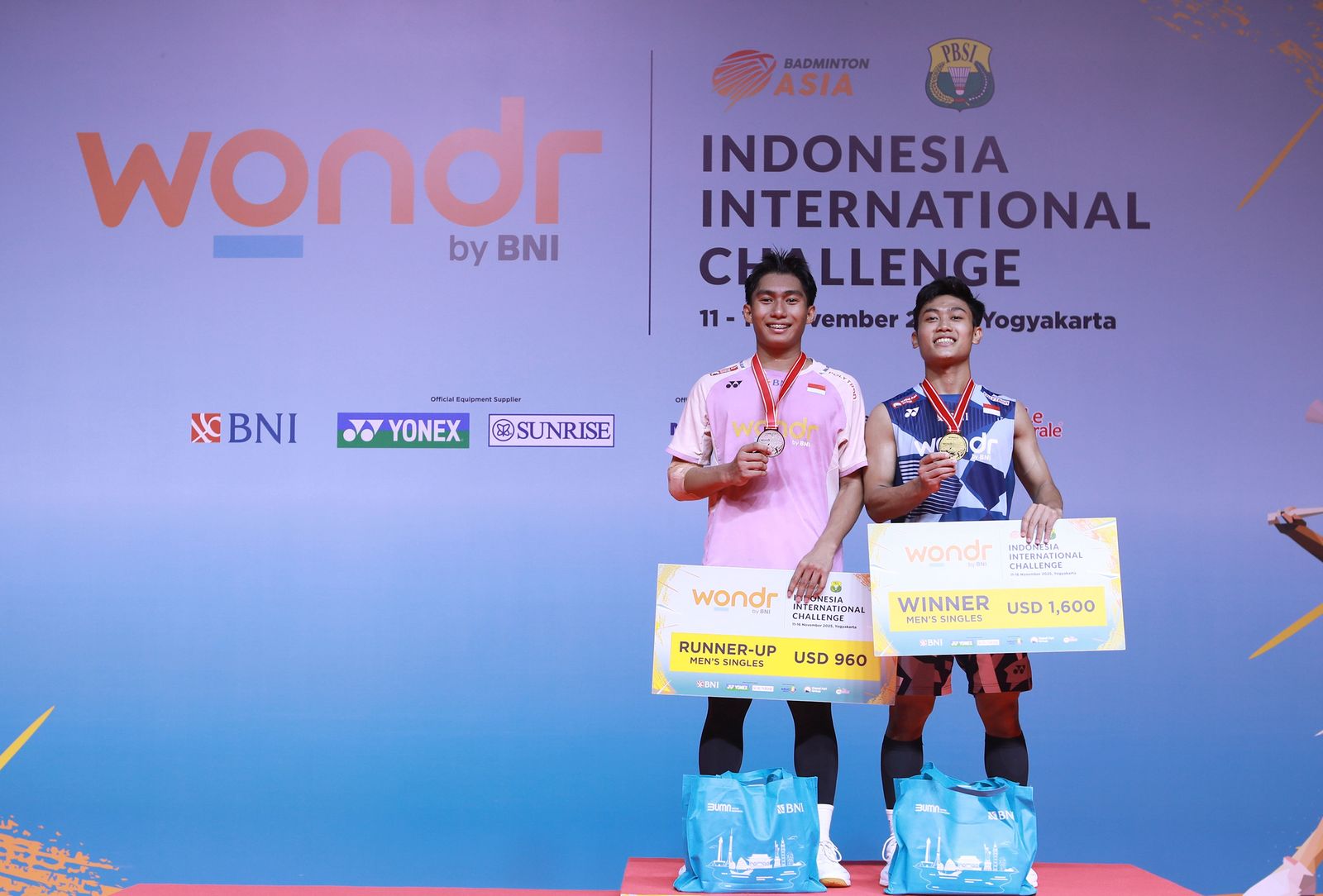 wondr by BNI Indonesia IC 2025: Bagas Menang atas Bismo - PBSI