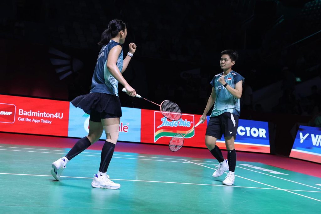 Polytron Indonesia Open 2026: Lagi, Fadia/Tiwi Tumbangkan Lee/Baek - PBSI